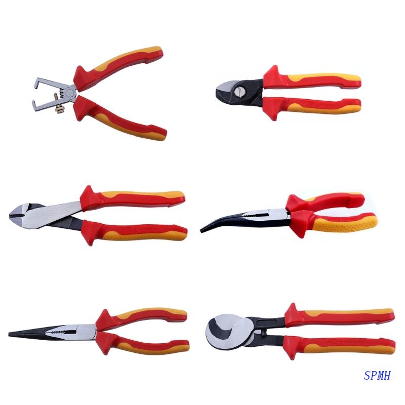 Super Insulated Wire Pliers Cable Electrician Pliers 1000v Cutter Cable ...