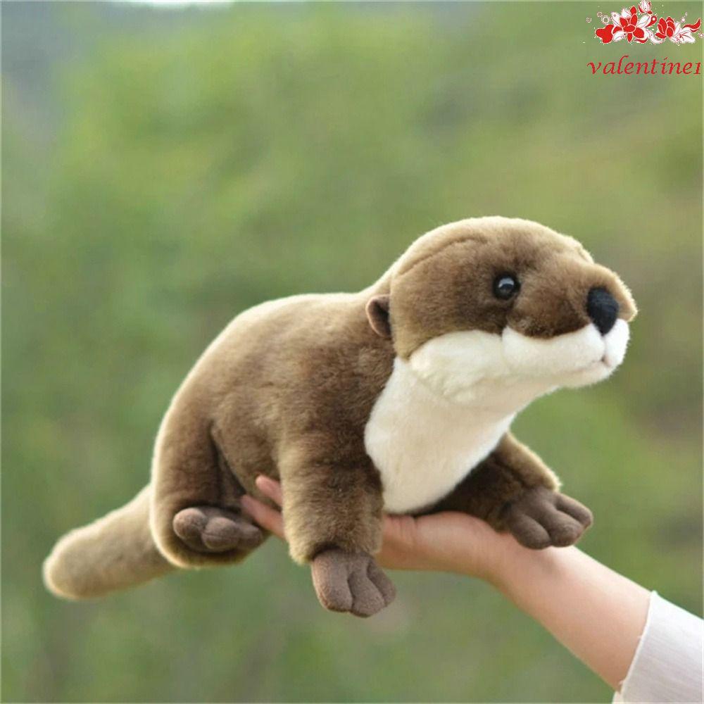 VALENTINE1 Otter Plush Toy Birthday Children Cute Lifelike 46cm Animal Plush Toy Stuffed Animal ...