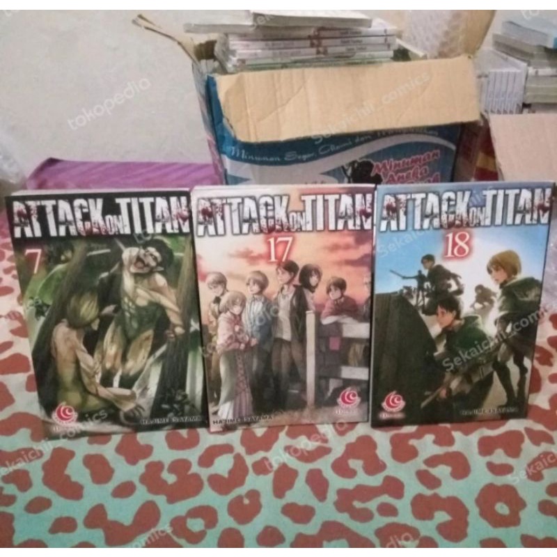 Attack on Titan Comics vol 1 2 3 4 5 6 7 8 9 10 11 12 13 14 15 16 17 18 ...