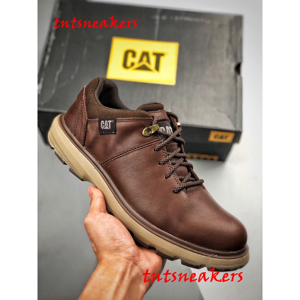 Original Caterpillar Men FOOTWEAR Work Genuine Leather Boot Shoes ...