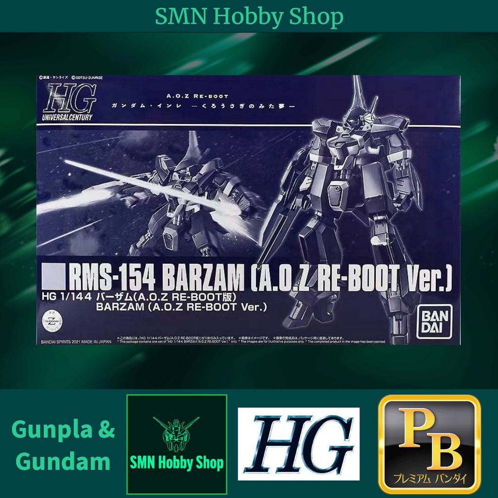 HG 1/144 RMS-154 Blue Barzam AOZ Reboot Ver Gunpla - Gundam [HGUC] (PB ...