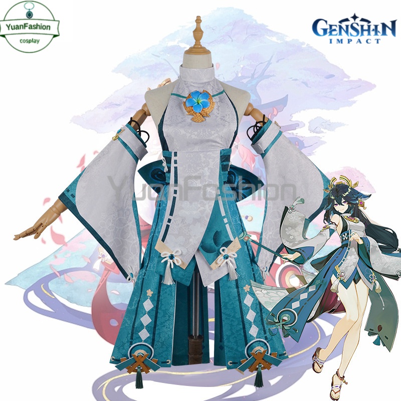[Ready Stock] Genshin Impact Female Version Xiao COS Yae Miko cosplay ...