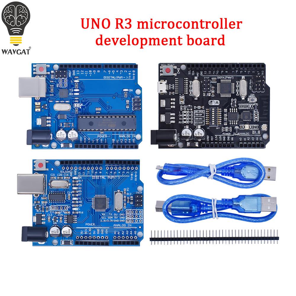 UNO R3 Box ATMEGA16U2 / UNO+WiFi R3 ATMEGA328P Chip CH340G For Arduino ...