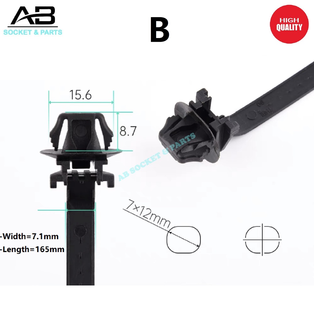 Cable Tie Car Body Engine For Toyota Proton Perodua Honda (10pcs ...