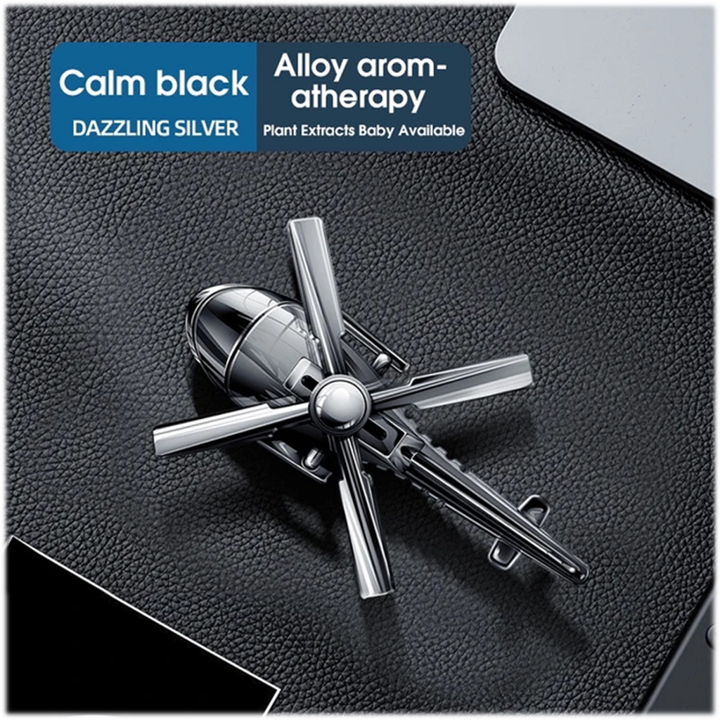 Auto Pilot Aluminium Rotating Helicopter Air Freshener Car Perfume ...
