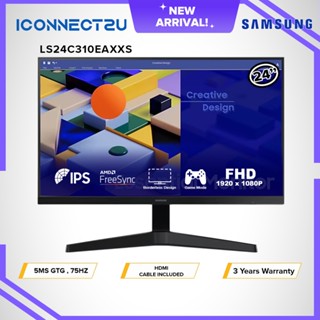 Samsung 24" LS24C310EAEXXS S3 S31C 75Hz 5MS FHD IPS Freesync Essential ...