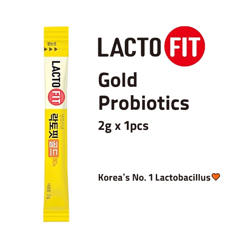 LACTO FIT Gold Probiotics 2g x 1pcs / Korea’s No. 1 Lactobacillus ...
