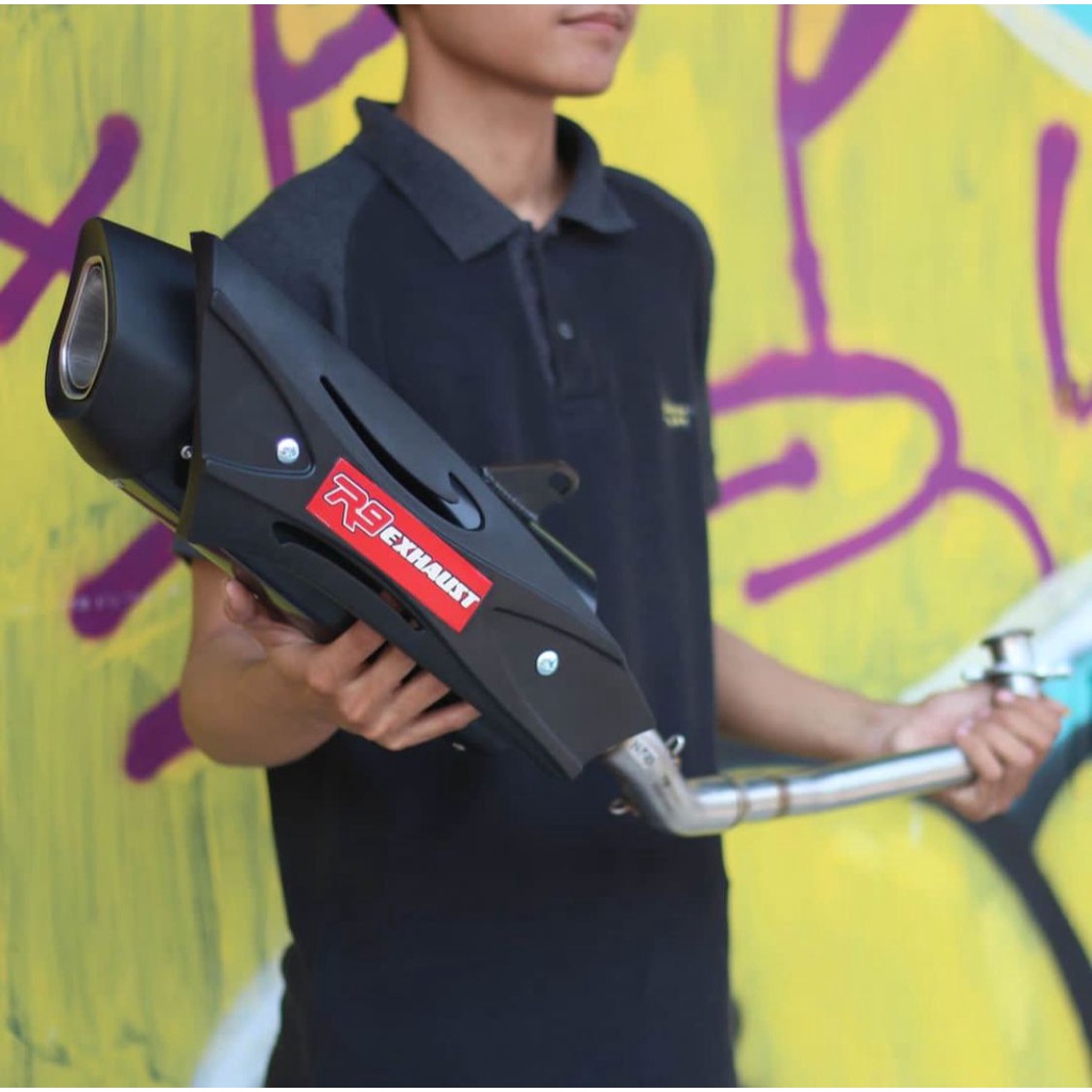 Exhaust R9 Misano SS Series Honda Supra GTR CBR 150, CB 150R, Vixion ...