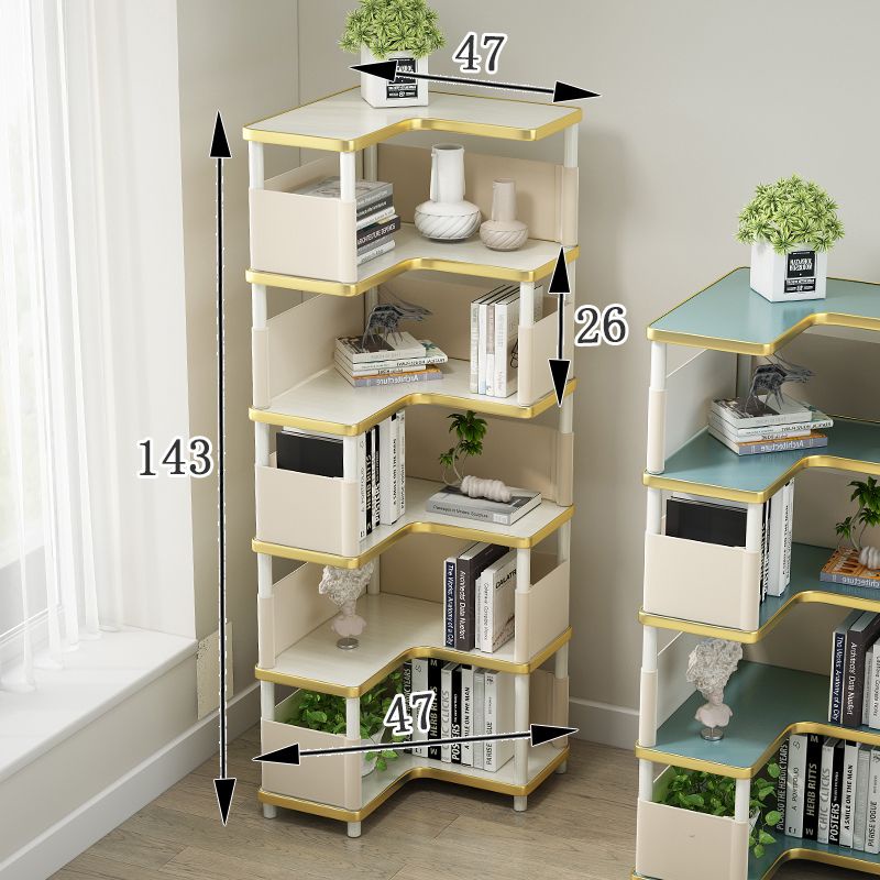 Living room corner cabinet turn bookshelf corner shelf triangular ...