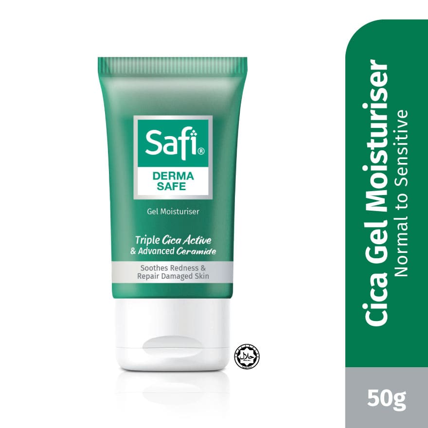 SAFI Dermasafe Cica & Ceramide Gel Moisturiser 50g | Shopee Malaysia
