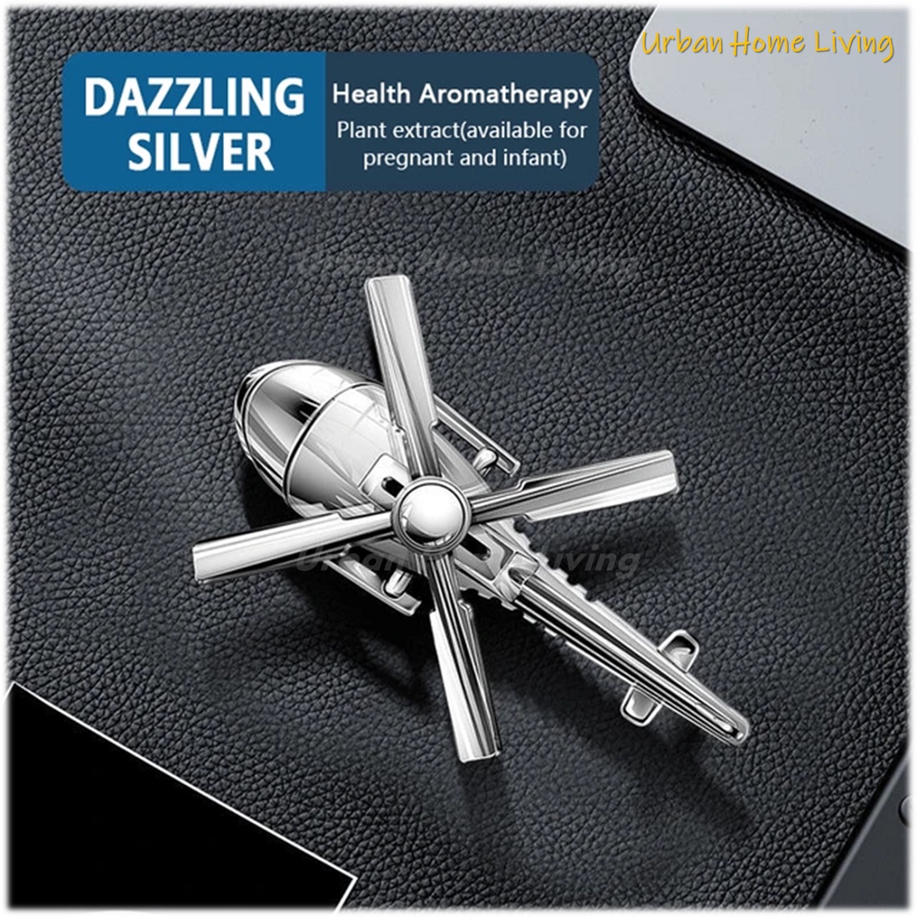 Auto Pilot Aluminium Rotating Helicopter Air Freshener Car Perfume ...
