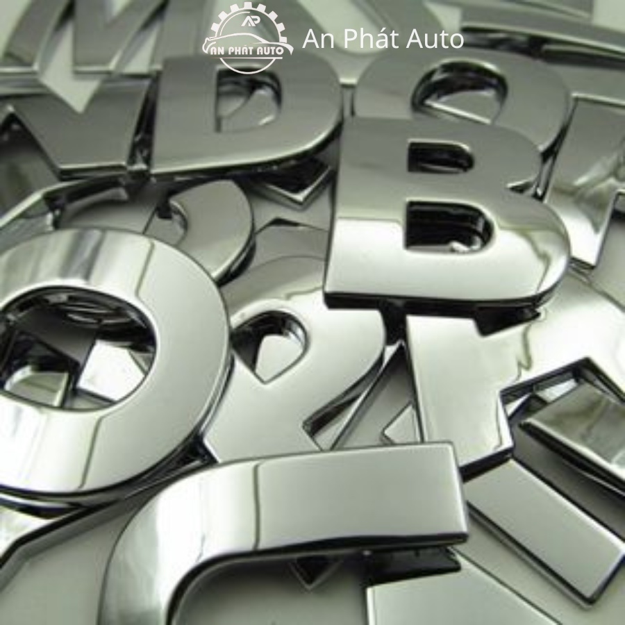 3d Metal Decal Car Stickers According to the Alphabet From A to Z, From ...