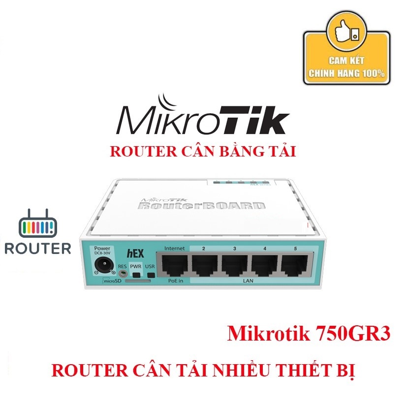 Genuine and Used Mikrotik RB750Gr3 Router load balancing device ...
