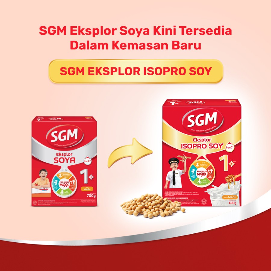Sgm Exploring ISOPRO SOY 1+ Vanilla/Honey Growth Milk 700g (SOYA ...