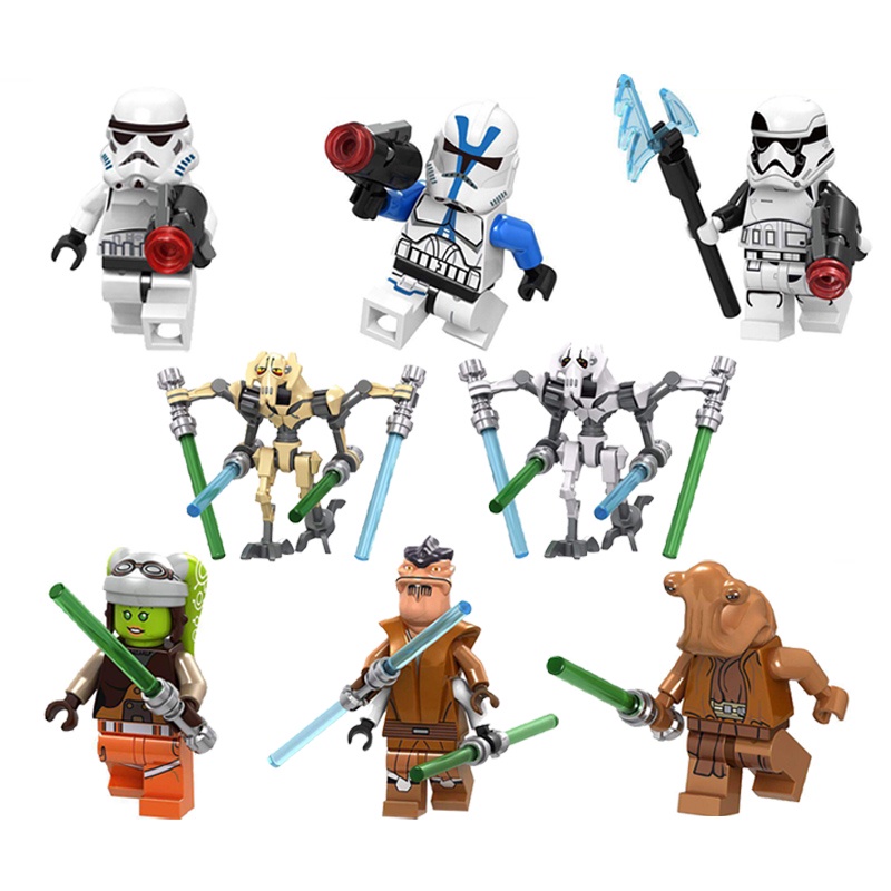 Rey Finn Darth Vader Luke Skywalker Rebels Stormtrooper General ...