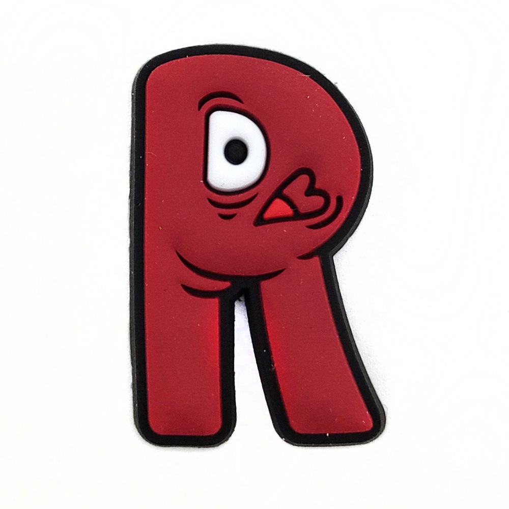 Cartoon Initial Letter jibbits Anime Shoe Charms Alphabet Lore Jibits ...