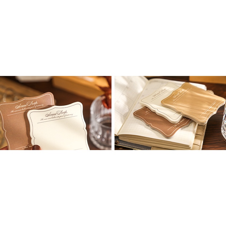 ENWEI 90 Sheets [One Day Letter Series] Vintage Journal Sticky Notes ...