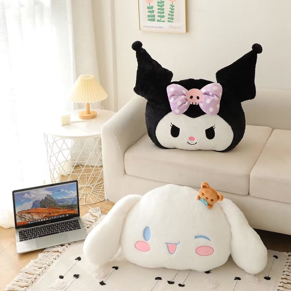Sanrio Soft Kuromi Cinnamoroll Plush Toy Stuffed Anime Japanese Style ...
