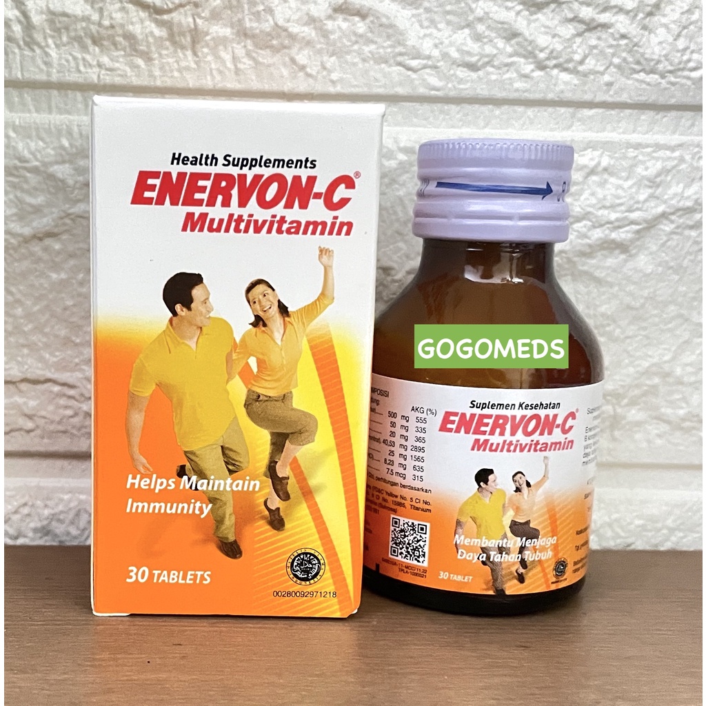 Enervon-c MULTIVITAMIN CONTAINS 30 TAB ENERVON C VITAMIN C RICH BODY ...