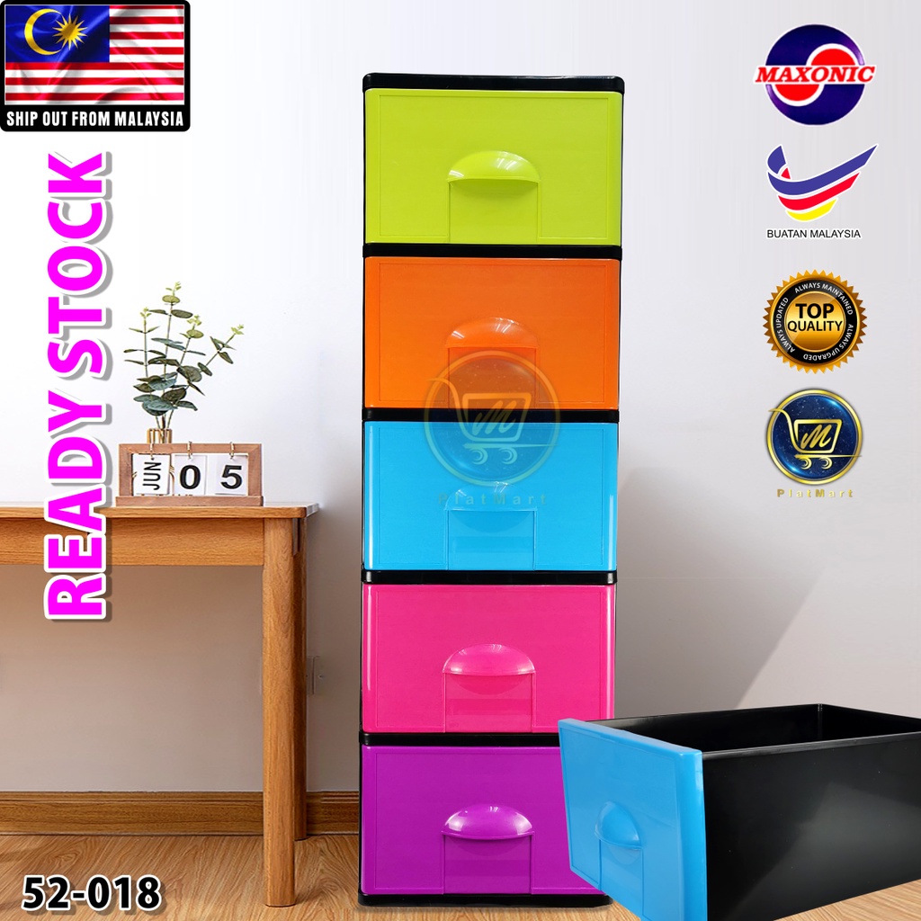 PlatMart - [READY STOCK] Extra Large 5 Layer Plastic Drawer / Storage ...