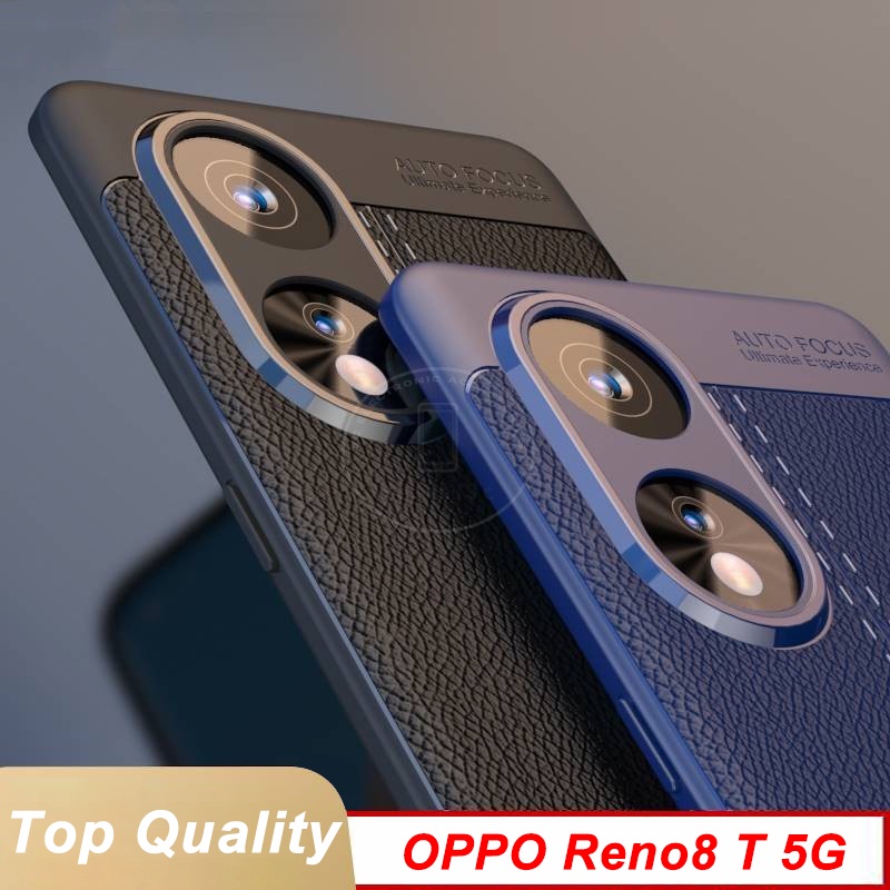 OPPO Reno Reno8 8T 8 T Reno8T 5G Casing Soft TPU Litchi Texture ...