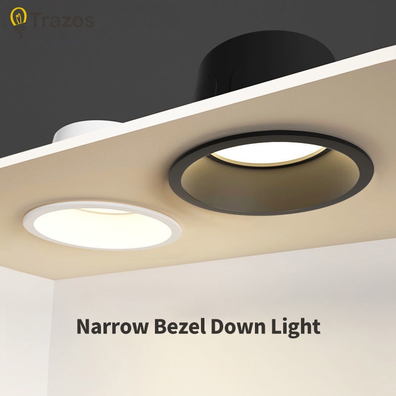 Round Anti-Glare Led SMD2835 Recessed Downlights 7w 10w Hole Size 7cm ...