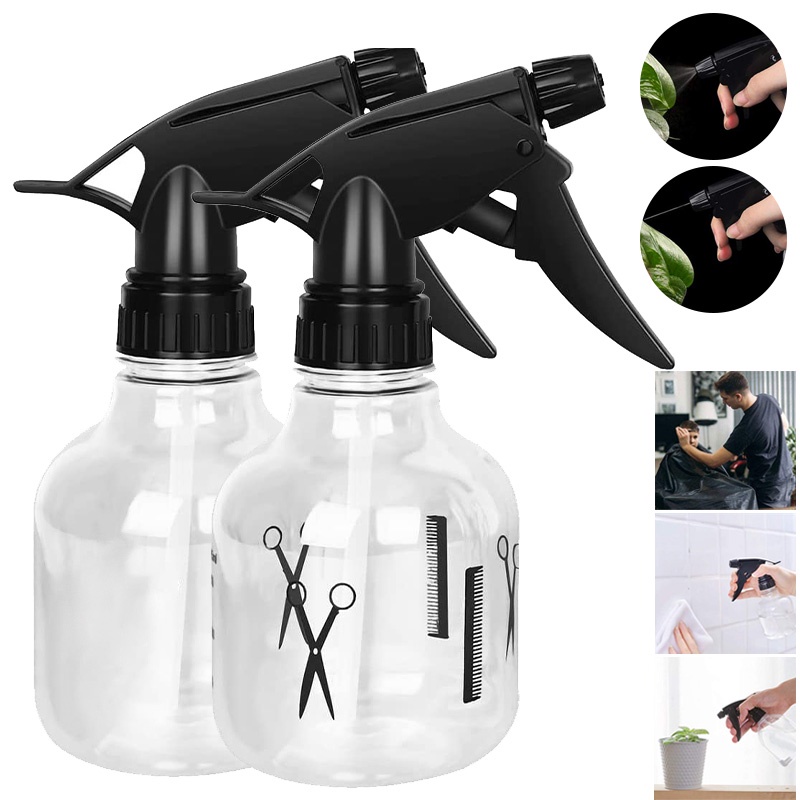 Empty Plastic Spray Bottle, 110/250ml with Adjustable Head Sprayer ...
