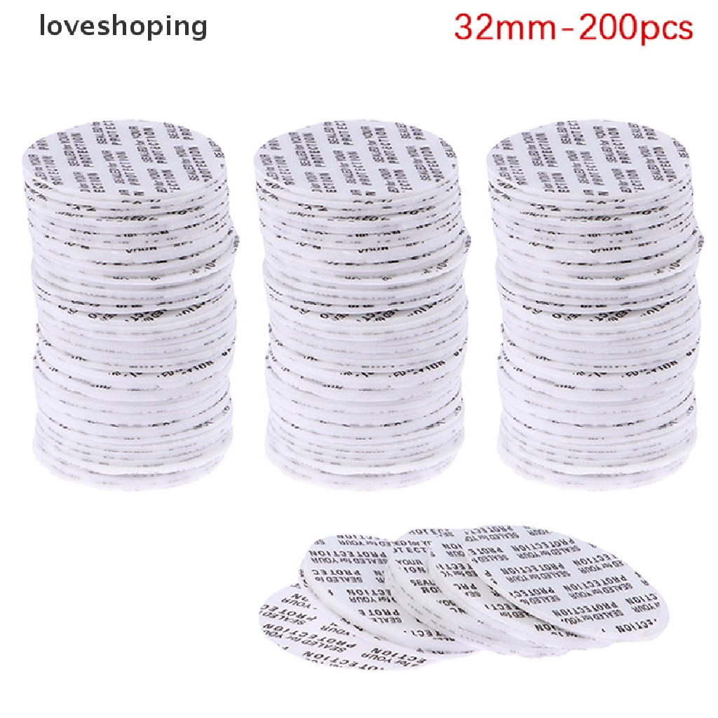 [loveshoping] 200Pcs Self-adhesive Foam Pressure Sensitive Seal Cap ...