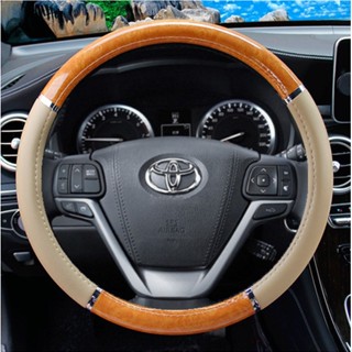 Toyota Car Carbon Fiber Steering Wheel Cover Fits Vios Hilux Wish Camry ...
