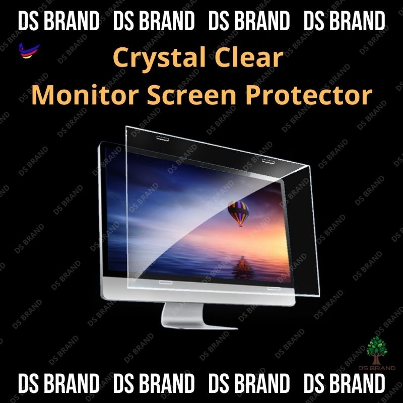 Crystal Clear Monitor/ PC/TV/Computer Screen Protector (FLAT) | Shopee ...