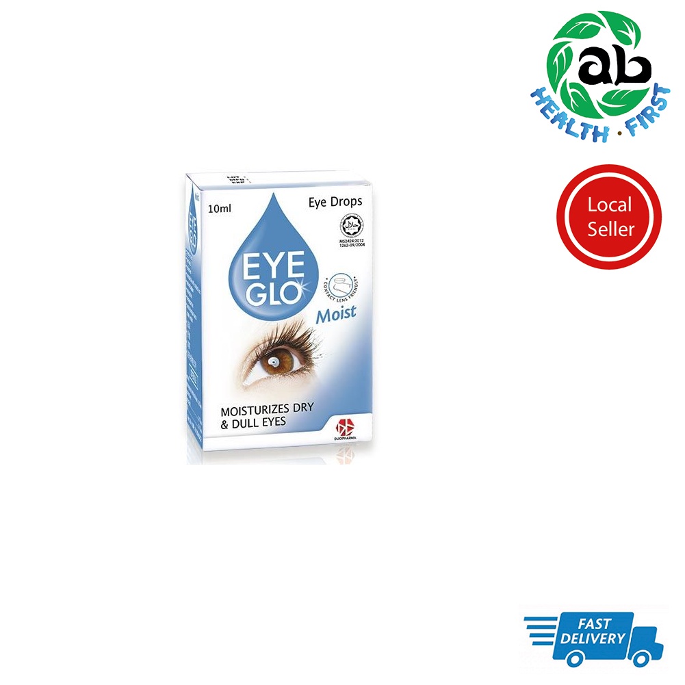 Eye Glo Moist Melembapkan mata yang letih dan lesu 10ml exp date 9/2025 ...