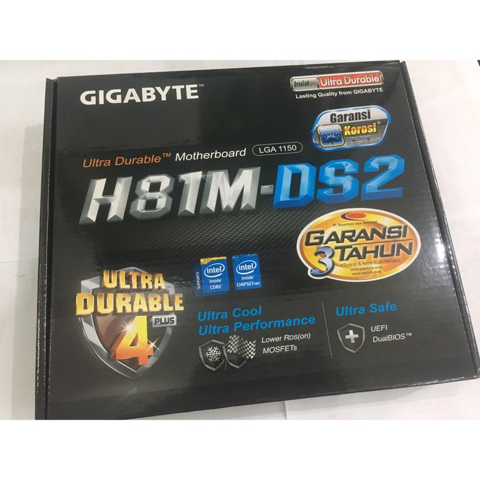 Gigabyte H81M-DS2 Motherboard Socket 1150/LGA 1150 (CHIPSET INTEL H81 ...