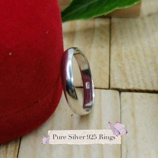 Cincin Rotan Perak 925/Rings (Plain)Silver 925(Ready Stock ) | Shopee ...