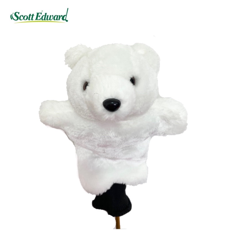🇲🇾 Golf White Bear Driver Headcover - Cartoon / Animal Head Cover ...