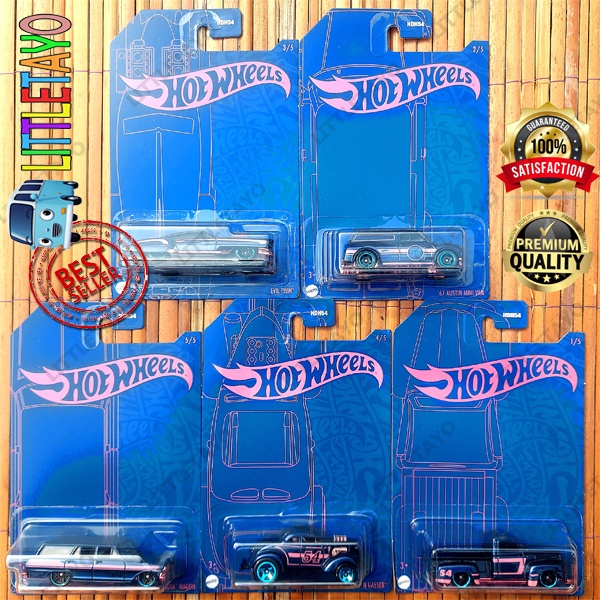 Hot Wheels Pearl & Chrome Series Austin Mini Van Pass N Gasper Chevy ...