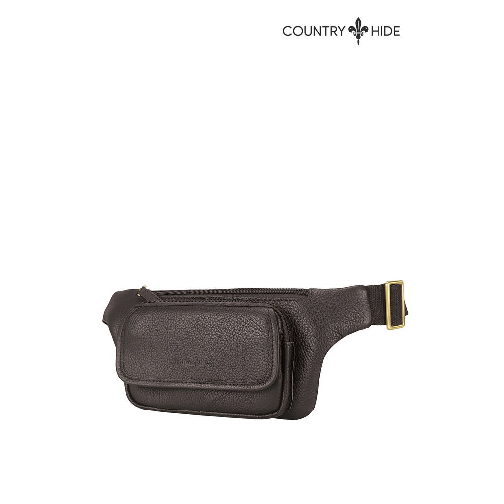 Country Hide Basic Top Grain Cowhide Waist Bag With Phone Pocket CH02 ...