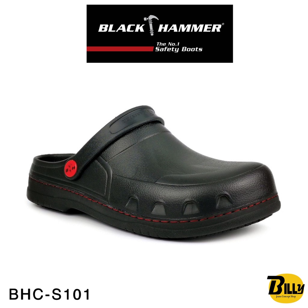 BLACK HAMMER Brand Men's (No Steel Toe) Safety Clog(BHC-S101) | Shopee ...