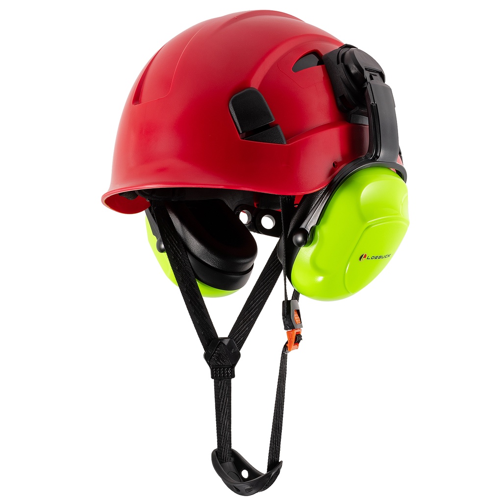 LOEBUCK American style construction work safety helmet with goggles and ...