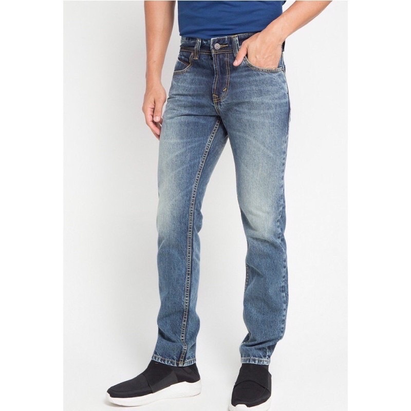 Original Lois Jeans - CFS395F Straight Cut | Shopee Malaysia