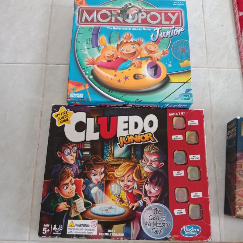 Cluedo junior: the case of the missing cake and Monopoly junior ...