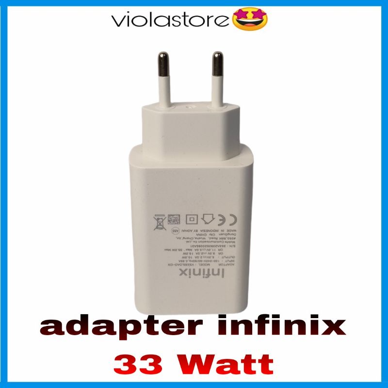 100% original infinix 33w Adapter | Shopee Malaysia