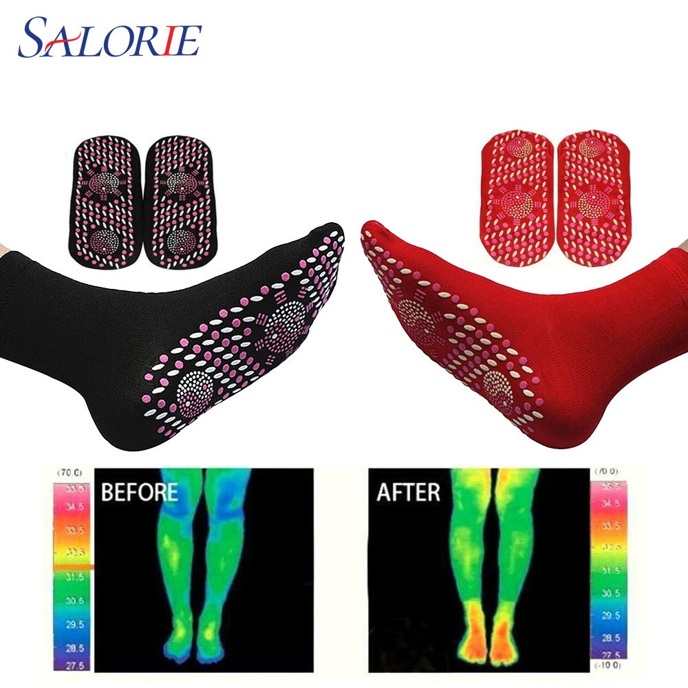 Wholesale Self-Heating Health Care Socks Elderly Warm Foot Care ...