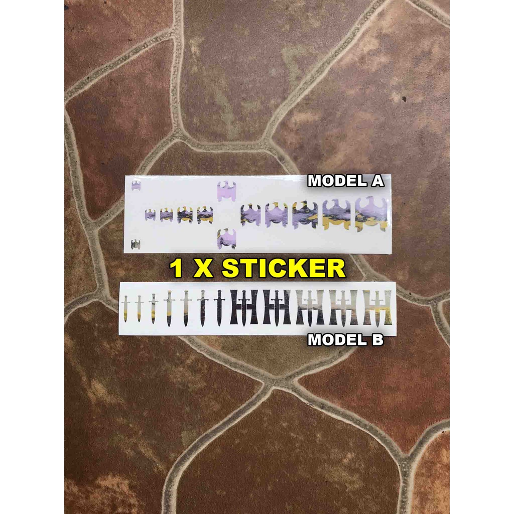 Jeff Hanneman Signature Sticker Inlay Signed Autograph Logo Headstock ...