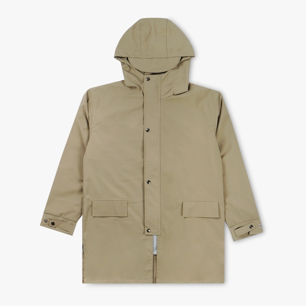 Ame - Authentic Series - Khaki - Unisex Raincoat Parka Jacket Men ...
