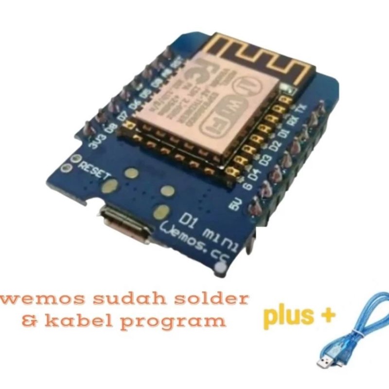 Wemos Already Soldered+d1 mini nodemcu wifi iot program data Cable ...