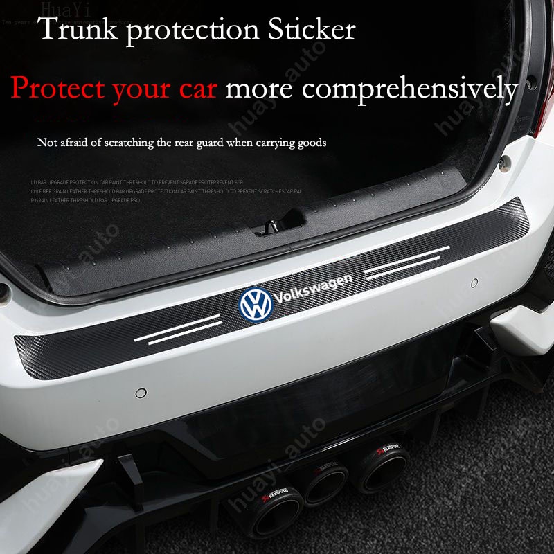 BYD Car Door Sill Sticker Anti-Scratch Carbon Fiber leather Sticker ...
