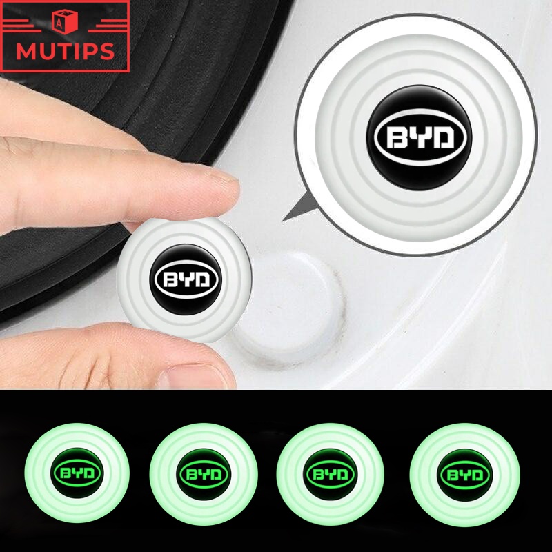 BYD 4/8/12/16Pcs New Luminous Type Car Door Trunk Anti Shock Collision ...