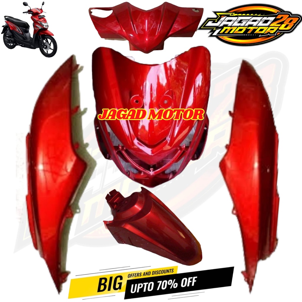 MERAH Soft Body Beat Pop Full Set Red / Soft Body Beat Pop Full Set Red ...