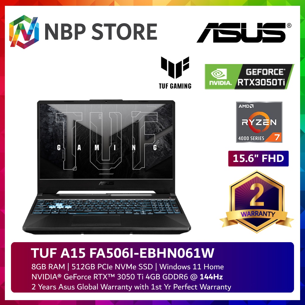 Asus TUF A15 FA506I-EBHN061W 15.6'' FHD 144Hz Gaming Laptop | Shopee Malaysia