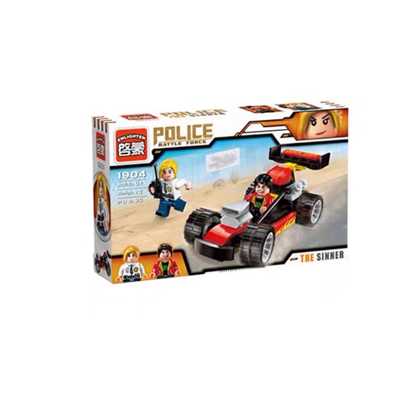 Enlighten 1904 95pcs SWAT POLICE Patrol Car Lego Bricks | Shopee Malaysia